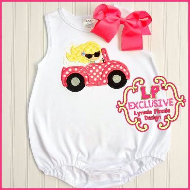 Convertible Buggy Car Girl 4x4 5x7 6x10 SVG - Lynnie Pinnie.com Instant ...
