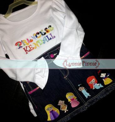 Mini Princess Design Set - 10 Filled Minis in 3 sizes 4x4 - Lynnie ...