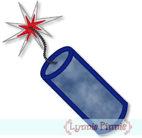 Applique Firecracker 4x4 5x7 - Lynnie Pinnie.com Instant download and ...